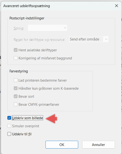 Fejl ved udskrivning af PDF fil – IT-supportforum